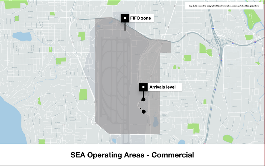 SEA Pickup & Drop-off Directions for Rideshare | Uber
